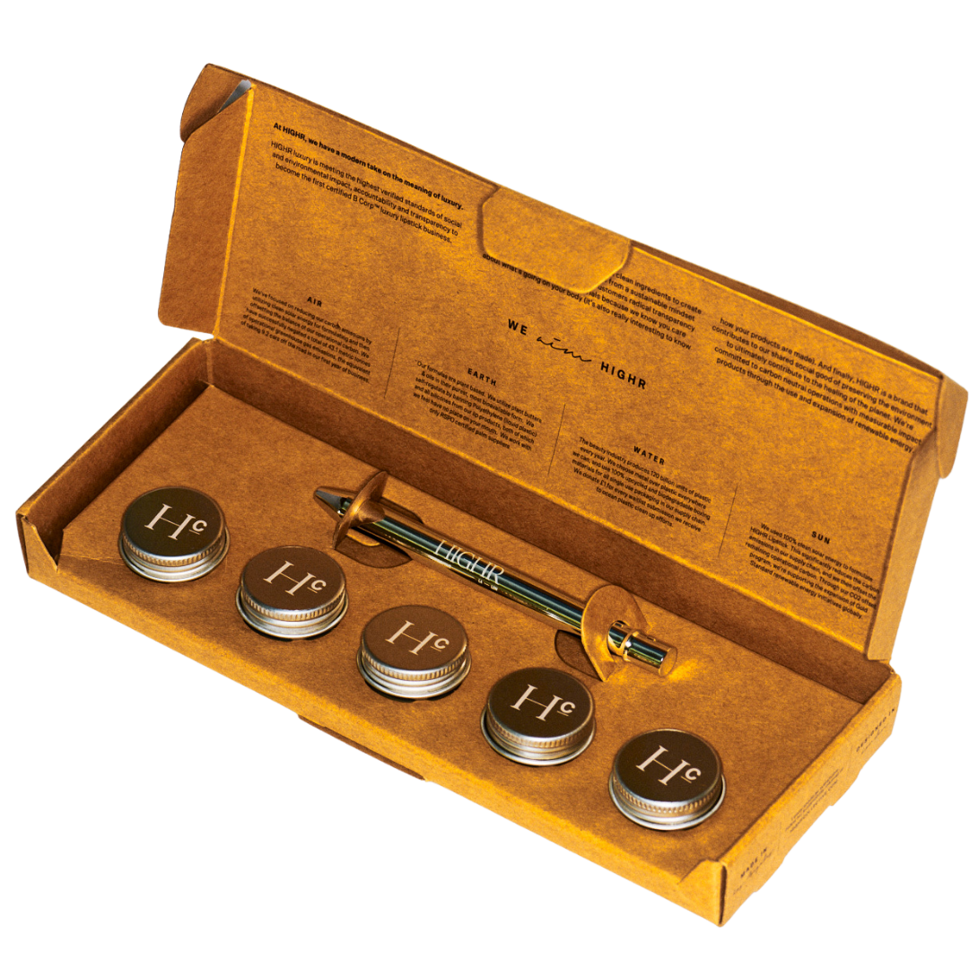 HIGHR Five Lipstick Sample Set – HIGHR Collective